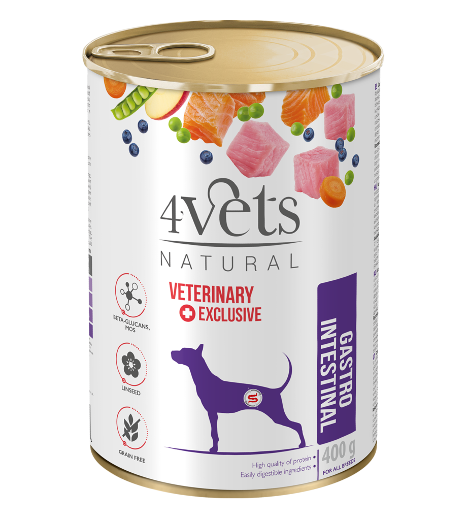 4Vets Natural Gastro Intestinal tins – petshopmalta.com