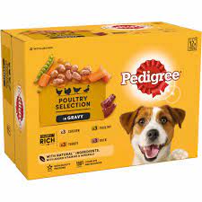 Pedigree Poultry Selection Box in Gravy Sauce, 12 pack – petshopmalta.com